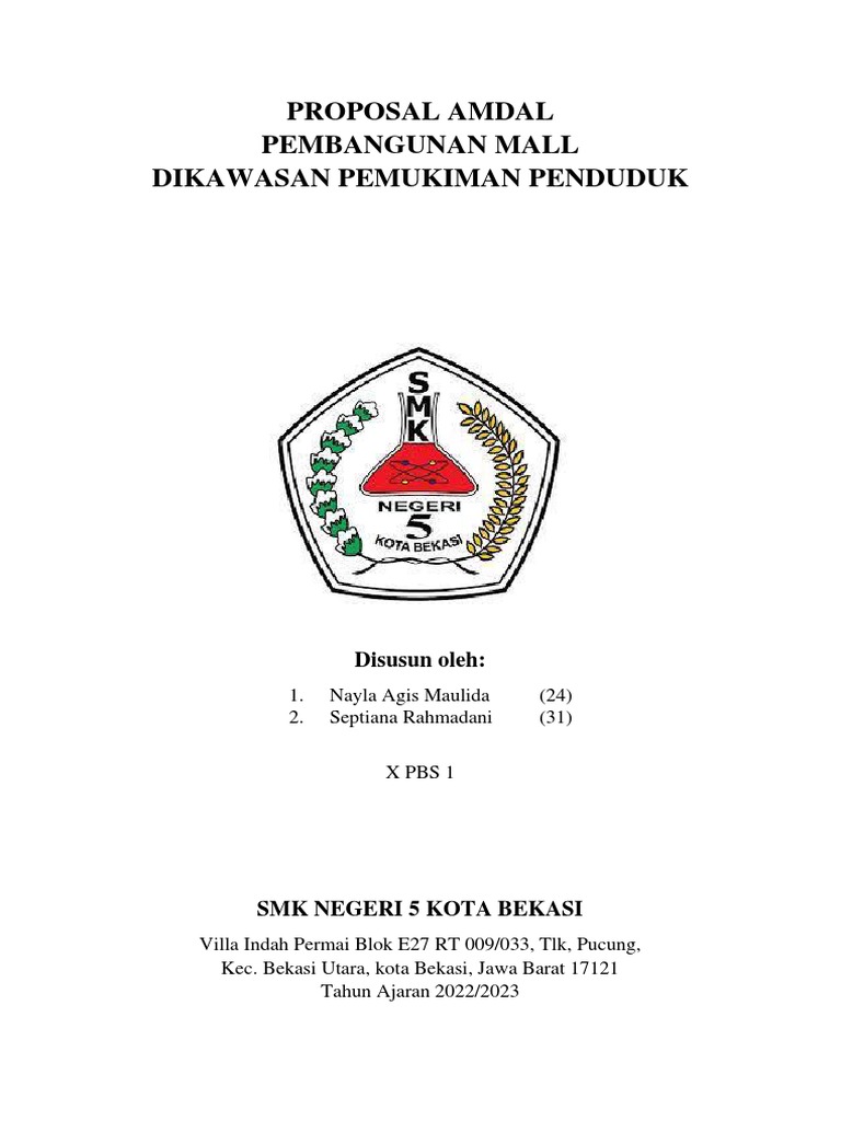 Contoh Proposal Amdal | PDF