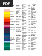 Rock Color Chart - Munsell | PDF | Brown | Green