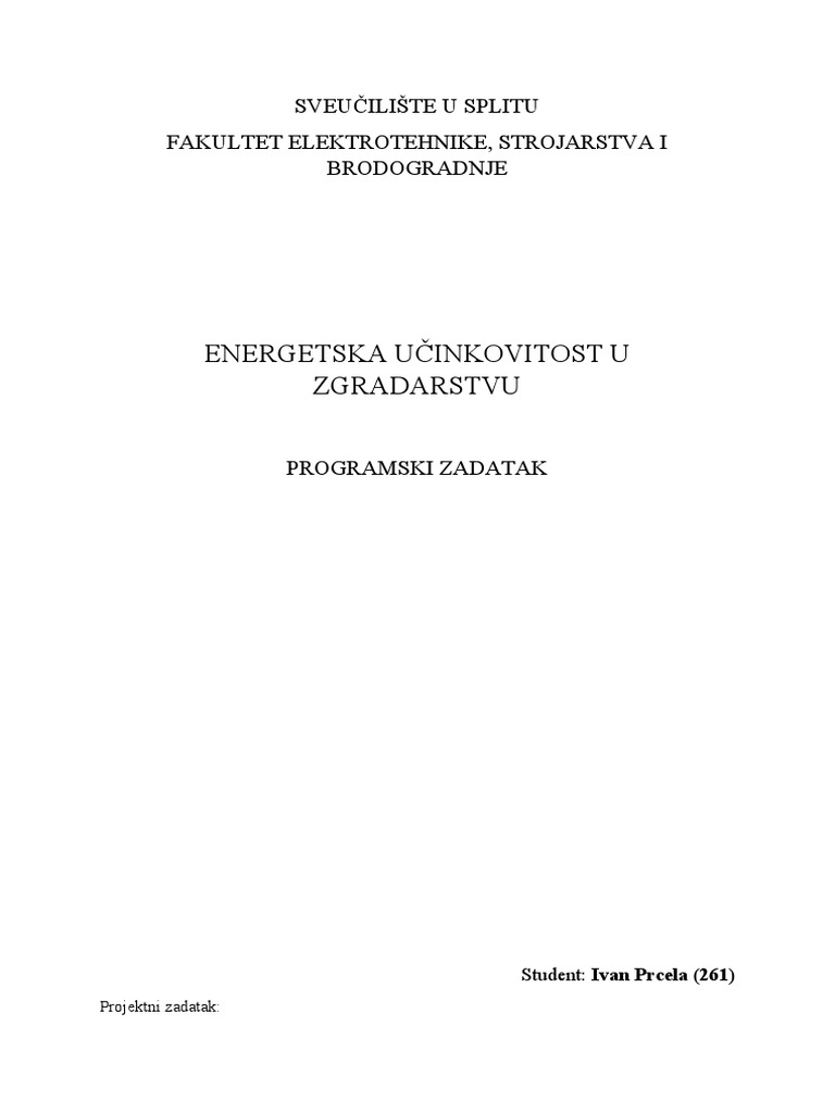 Programski Zadatak - ENUZ | PDF