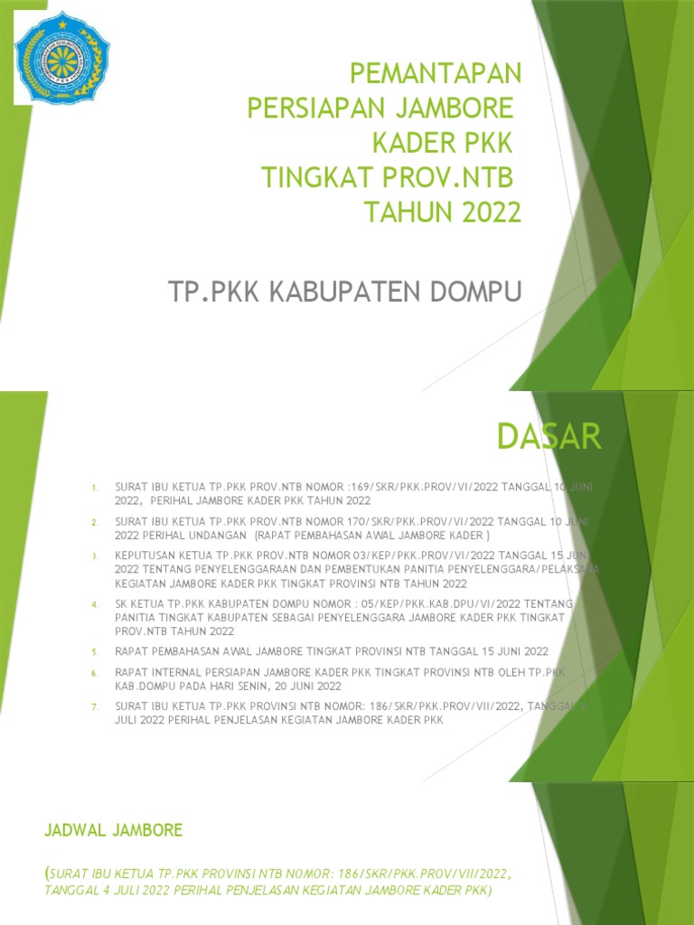 Jambore Kader PKK 2022 | PDF