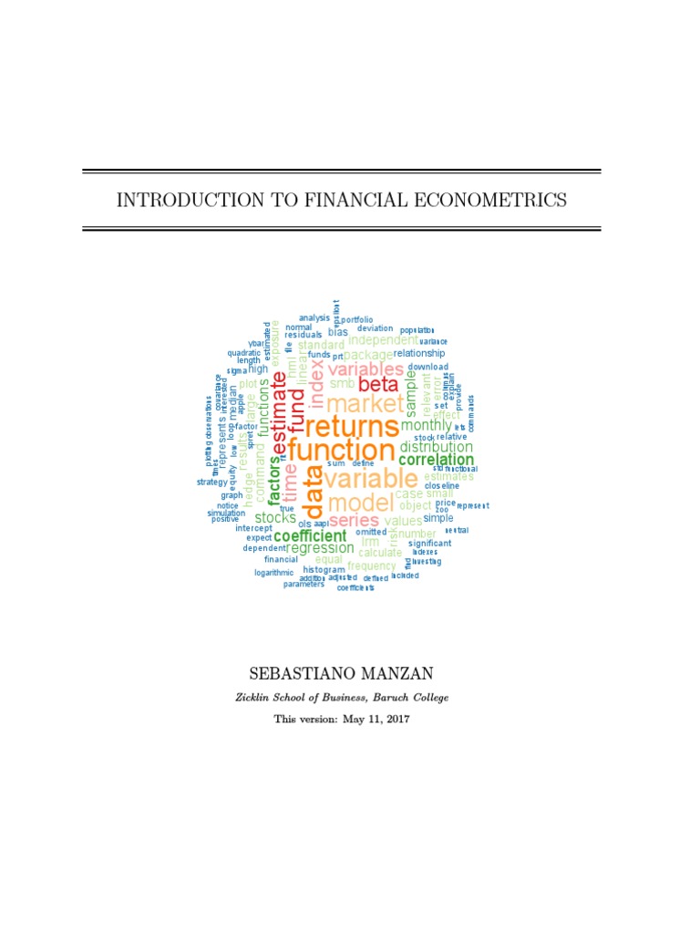 Introduction To Financial Econometrics | PDF | Valuation (Finance ...