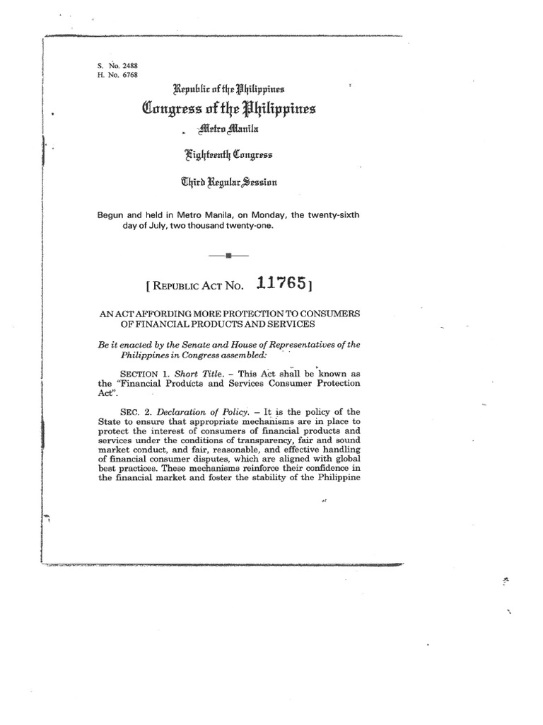 FCP Act | PDF