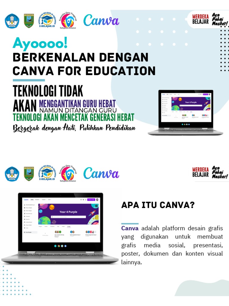 Canva untuk Guru dan Pendidikan | PDF | Karier & Perkembangan