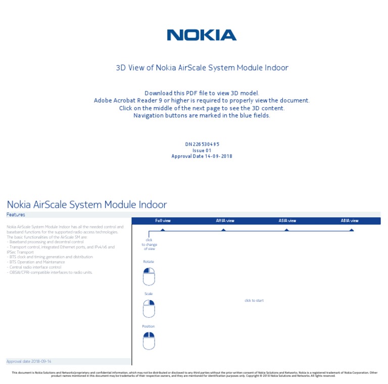 3D View Nokia Airscale System Module Indoor | PDF | Telecommunications ...