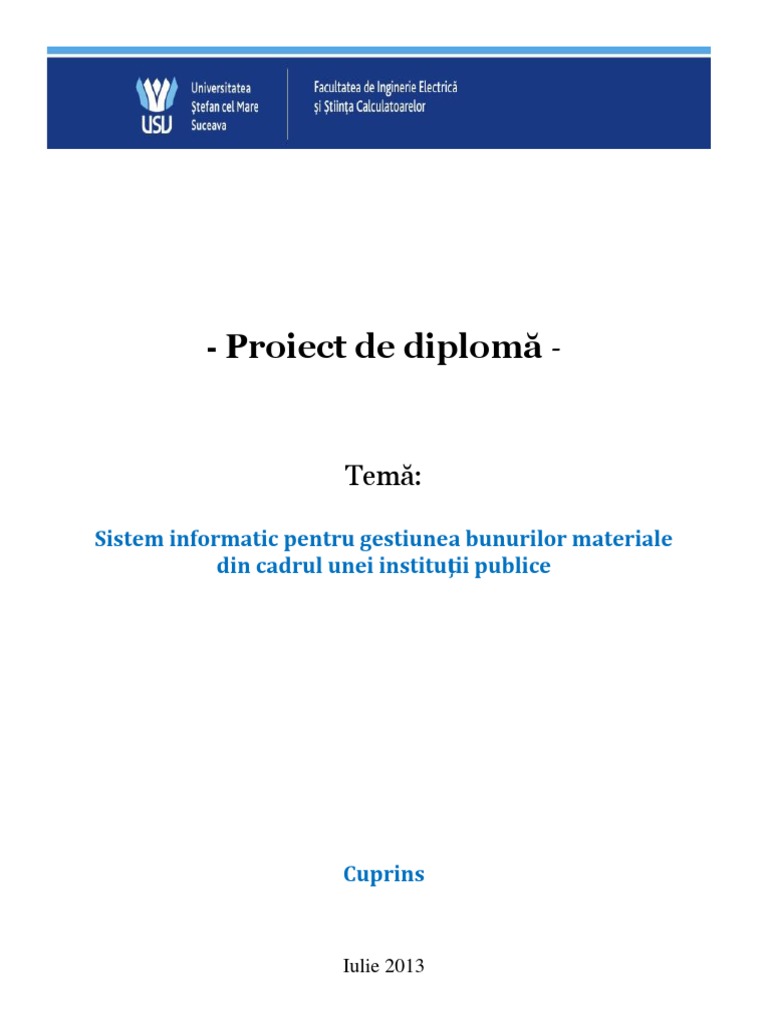 Licenta | PDF