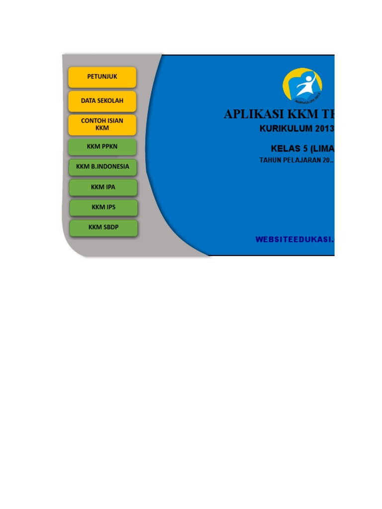 KKM Kelas 5 | PDF