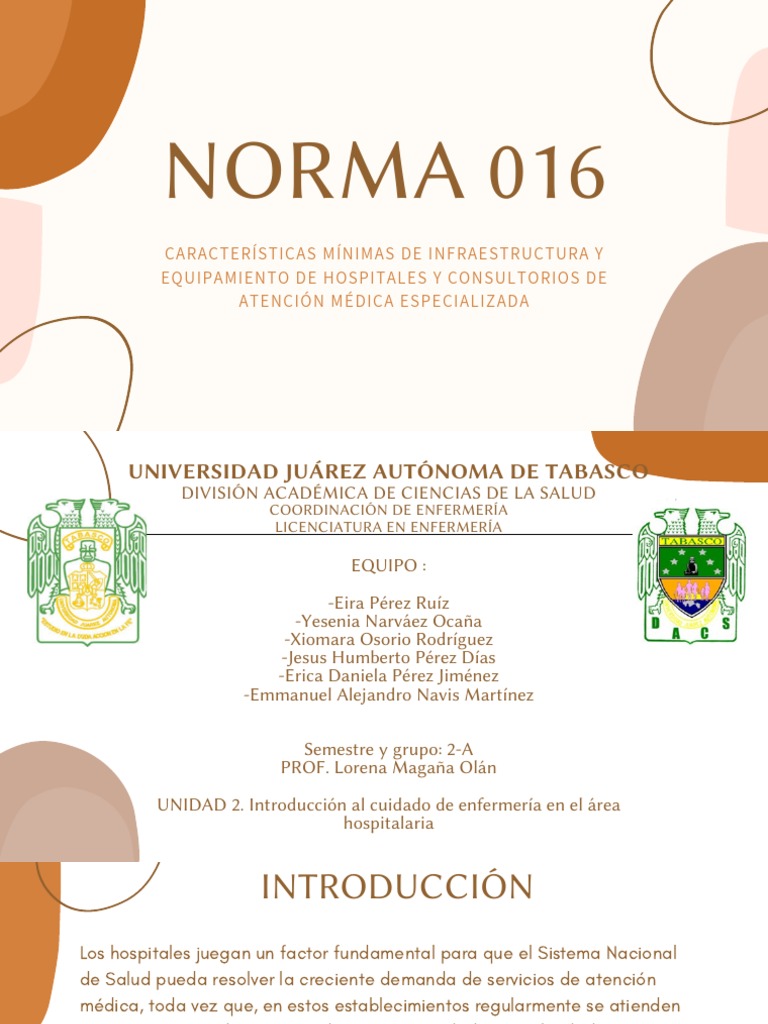 Nom 016 Fundamental | Descargar gratis PDF | Hospital | Laboratorios