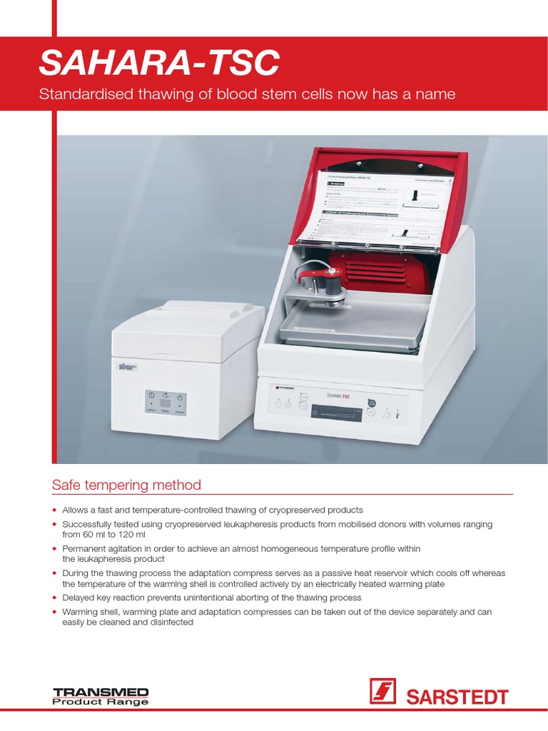 Sahara-Tsc: Standardised Thawing of Blood Stem Cells Now Has A Name ...