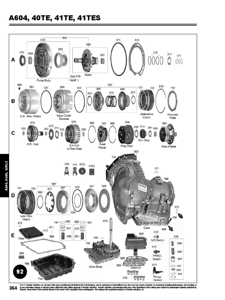 A604, 40te, 41te, 41tes | PDF | Axle | Transportation Engineering