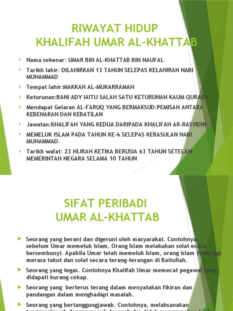 Riwayat Hidup Umar Al Khattab Pdf