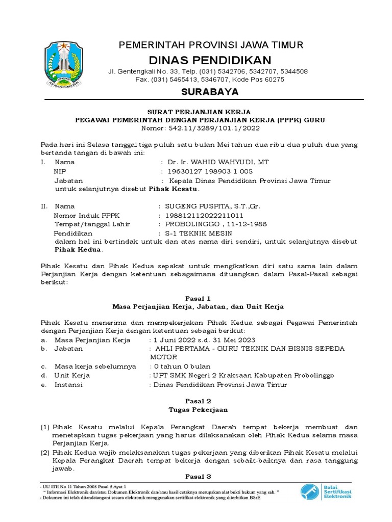 SPK-PPPK-TAHAP-II-Kab. Probolinggo-SMKN 2 KRAKSAAN-SUGENG PUSPITA, S.T ...