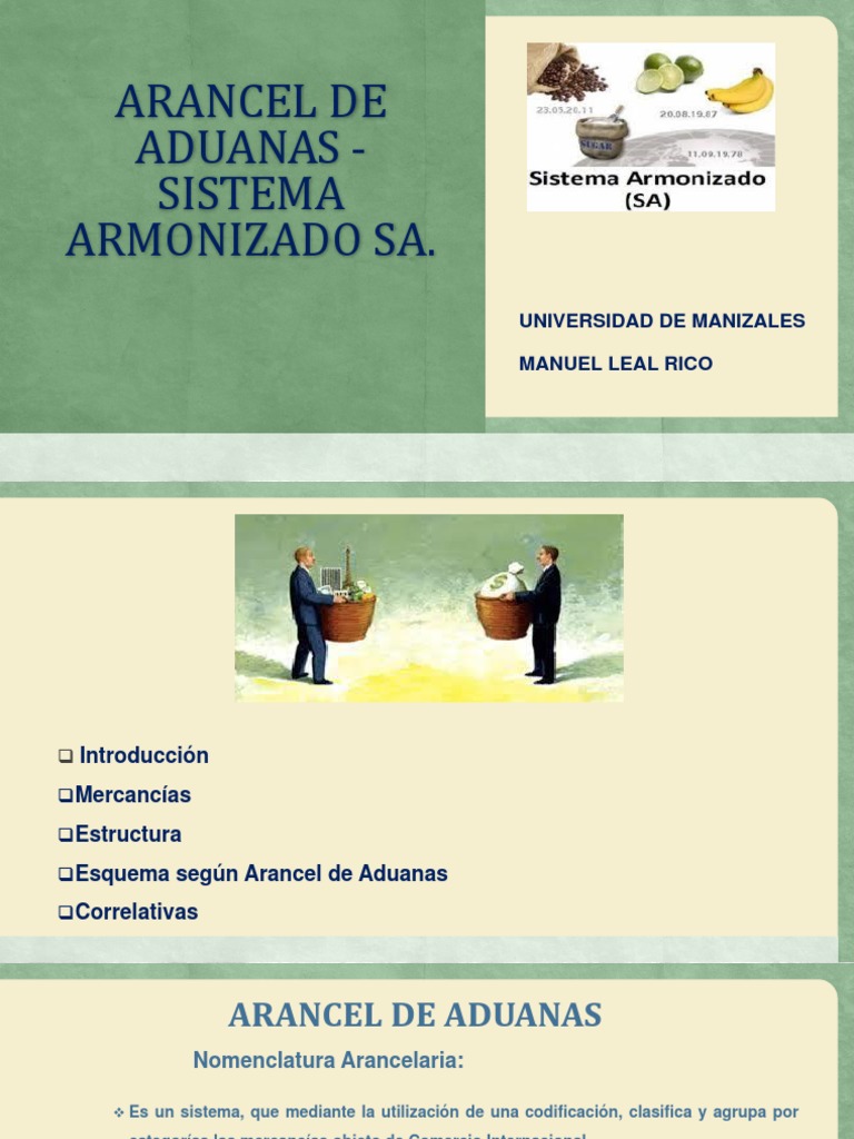 Arancel de Aduanas | PDF | aduana | Arancel
