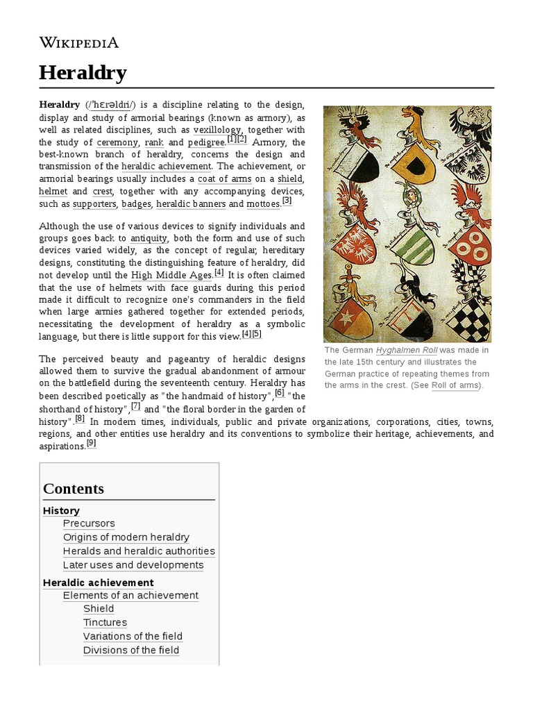 Heraldry | PDF | Heraldry | Western Art