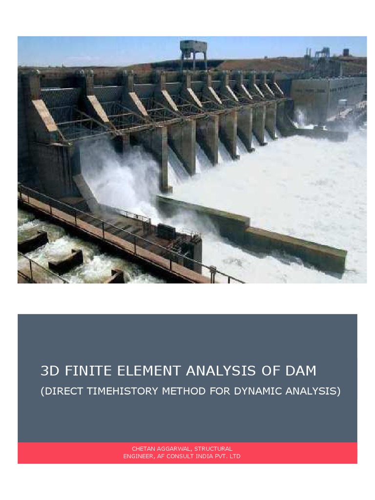 3D Finite Element Analysis of A Dam | PDF | Strength Of Materials | Elasticity (Physics)