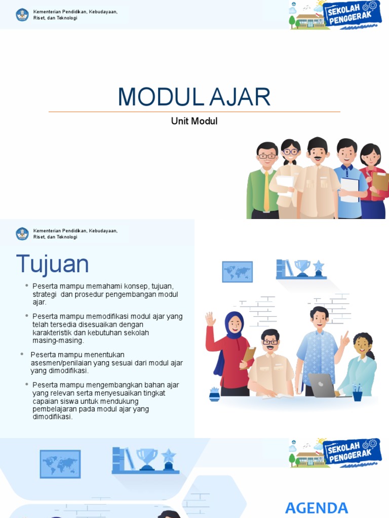 Powerpoint Materi Modul Ajar | PDF