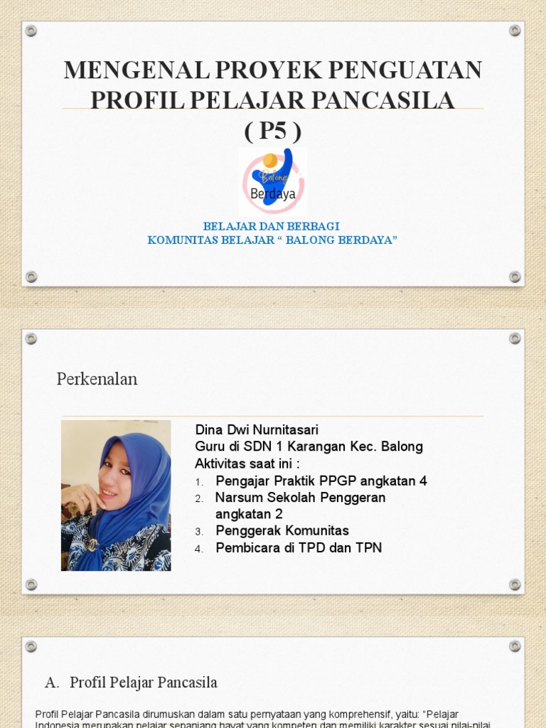 PPT - Modul Merancang Projek Penguatan | PDF