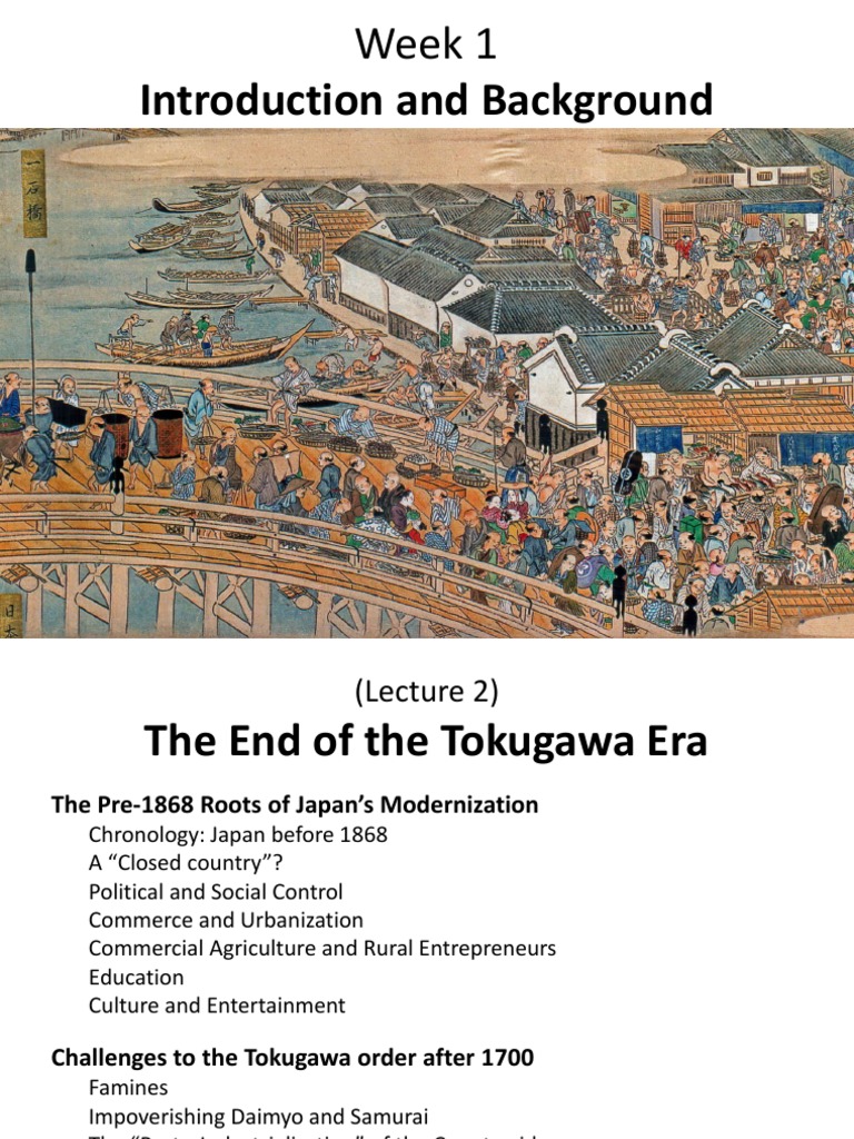 Challenges of Japan's Tokugawa Era | PDF | Empire Of Japan | Great ...