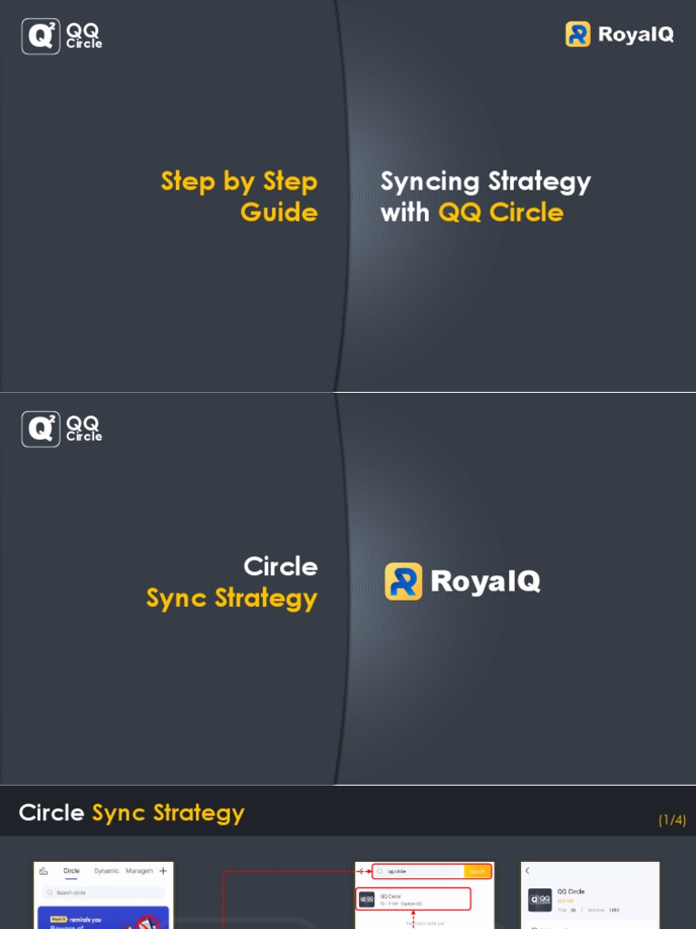 Step by Step Guide QQ Circle: Syncing Strategy With | PDF | Money | Economies