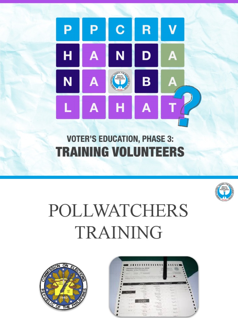 Poll Watching | Download Free PDF | Voting | Polling Place