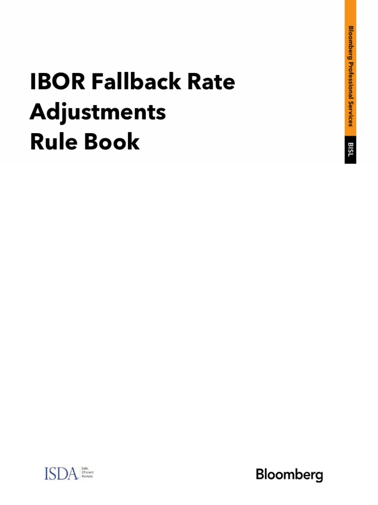 IBOR Fallback Rate Adjustments Rule Book | PDF | Libor | Interbank ...