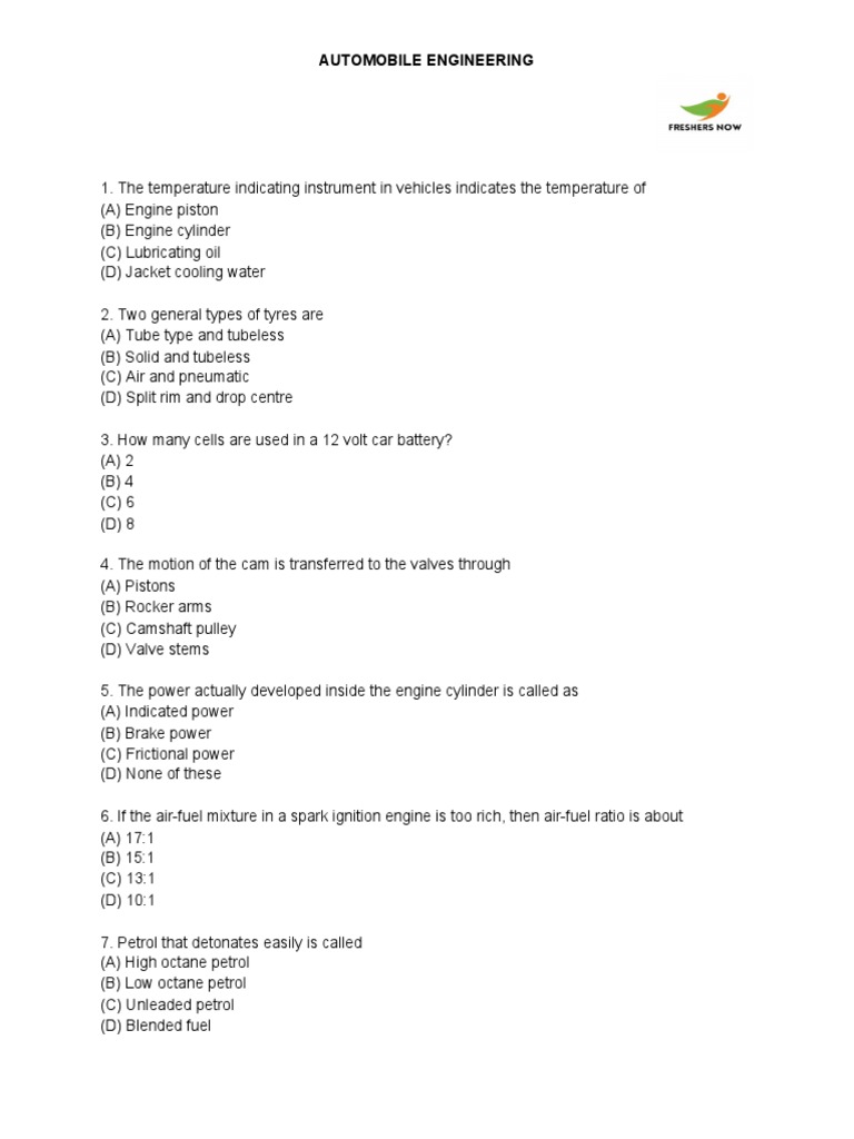 Automobile Engineering | PDF | Engines | Gear