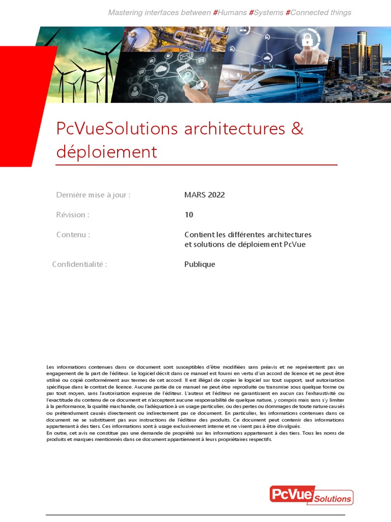 TS PcVue Architecturesdeployment FR | PDF | Internet | Internet et Web