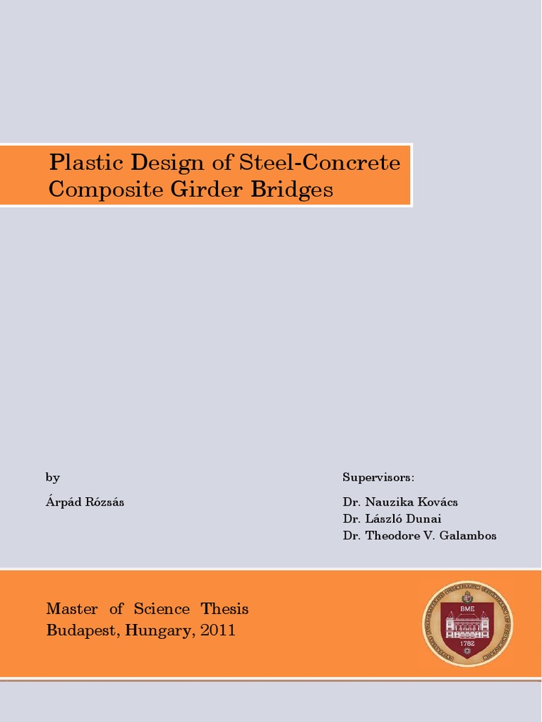 Plastic Design of Steel Concrete Composi | PDF | Deformation ...