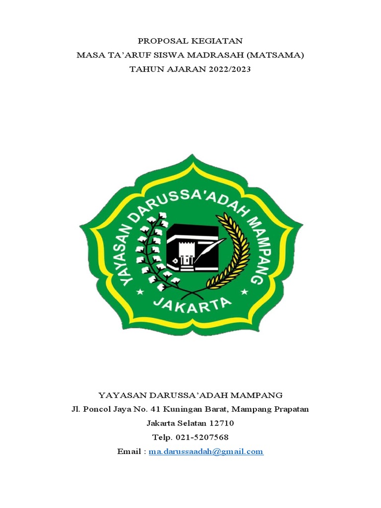 MATSAMA 2022/2023: Orientasi Siswa Baru | PDF