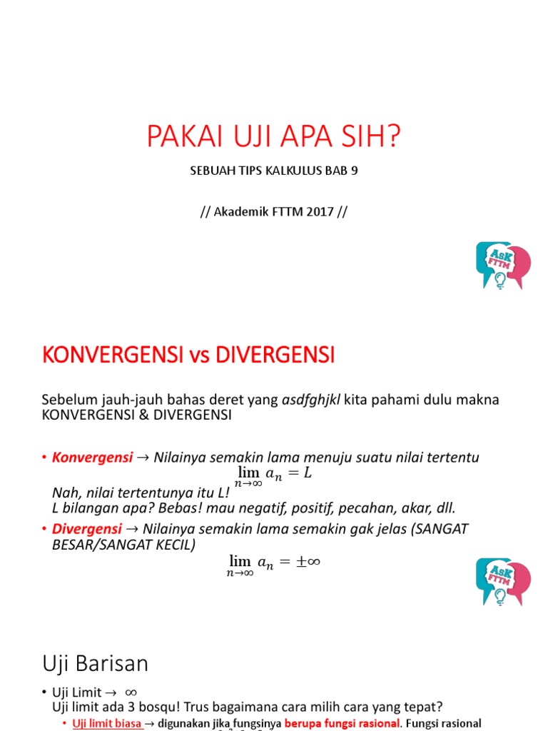 Pakai Uji Apa Sih | PDF