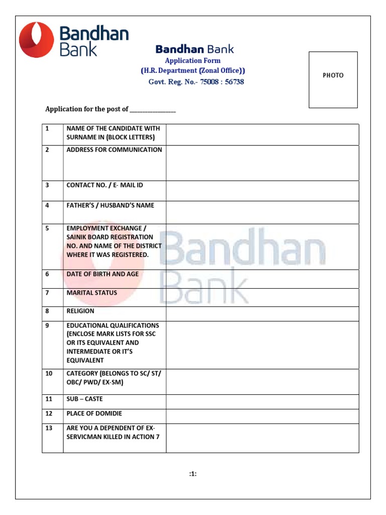 Bandhan Bank: Govt. Reg. No.-75008: 56738 | PDF | Disability | Justice