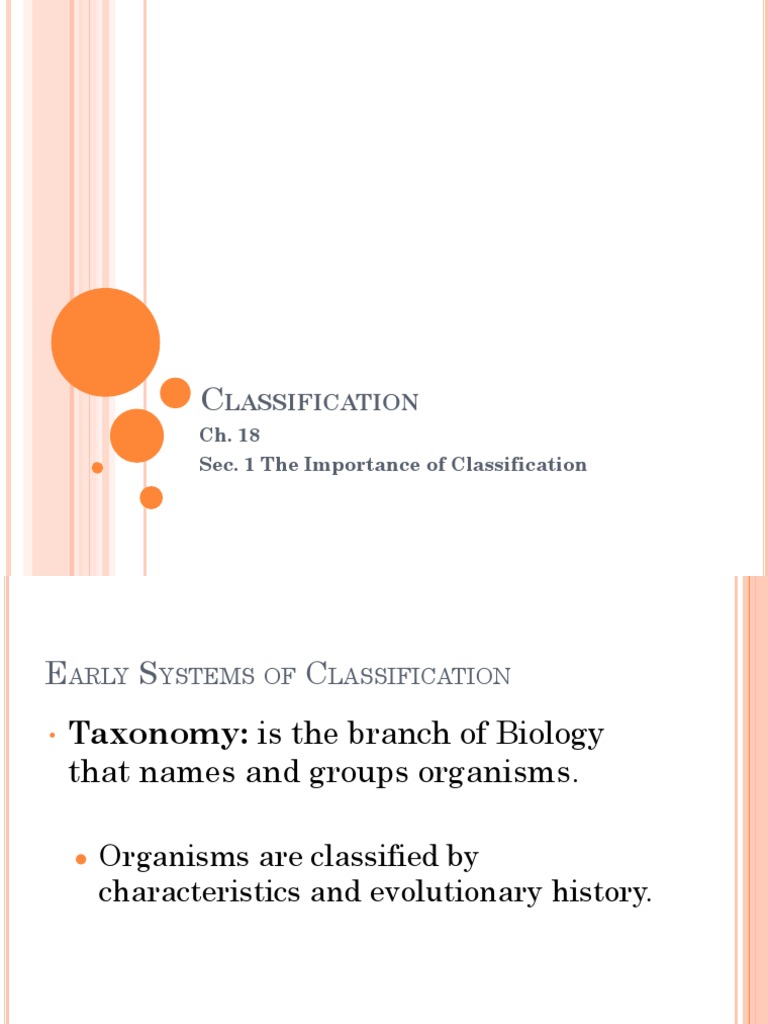 Classification Notes | PDF | Taxonomy (Biology) | Cell (Biology)