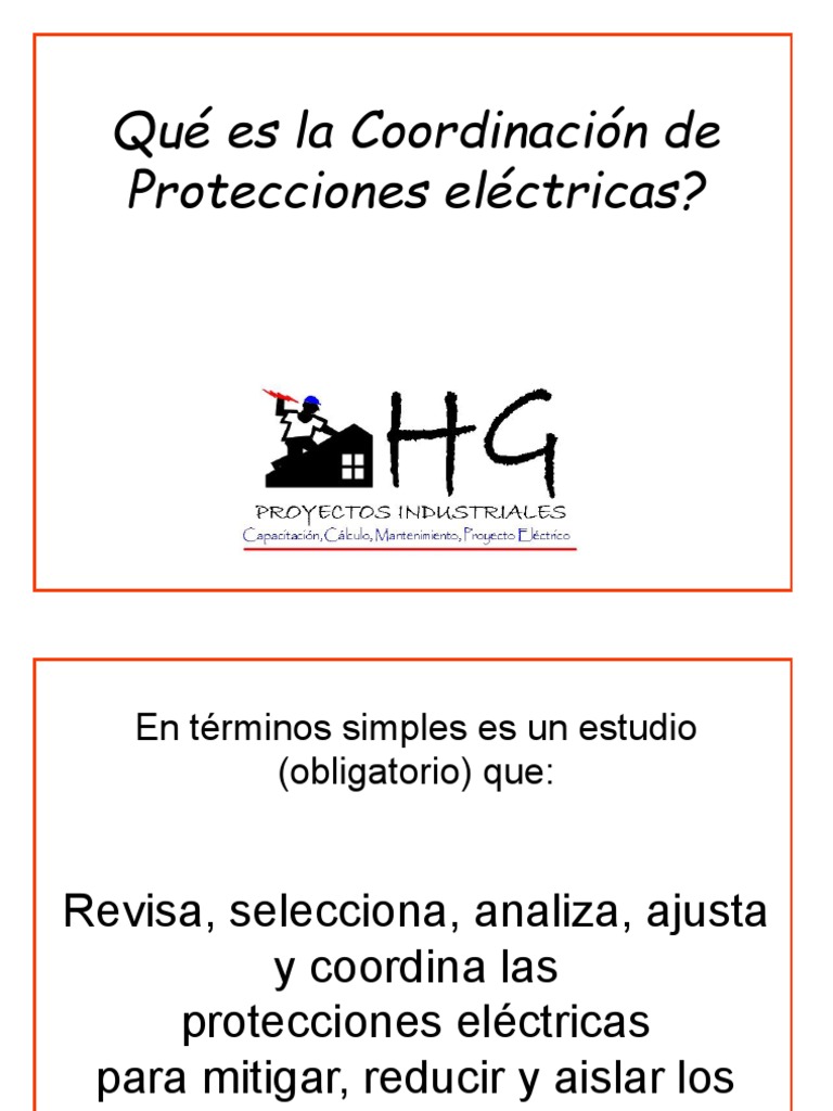Que Es La Coordinacion de Protecciones Electricas. | PDF | Corriente eléctrica | Fusible (Eléctrico)