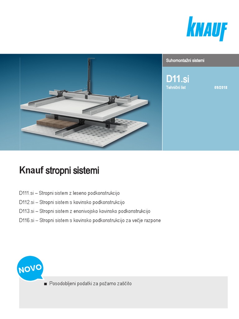 Knauf Stropni Sistemi: N OVO | PDF