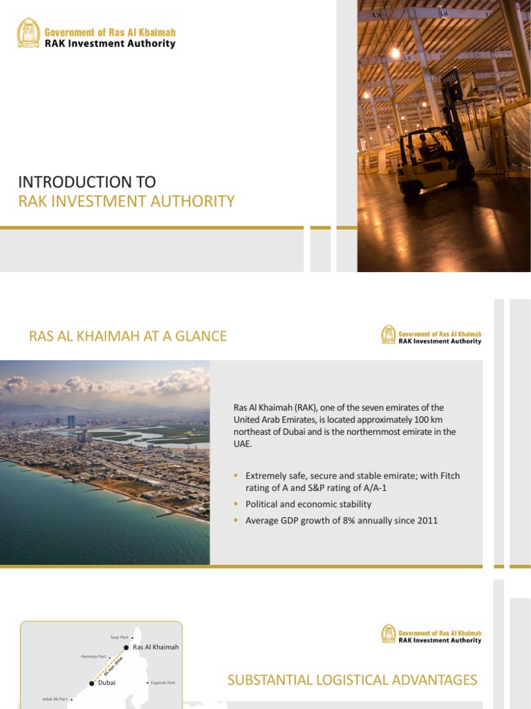 Introduction To: Rak Investment Authority | PDF | United Arab Emirates ...