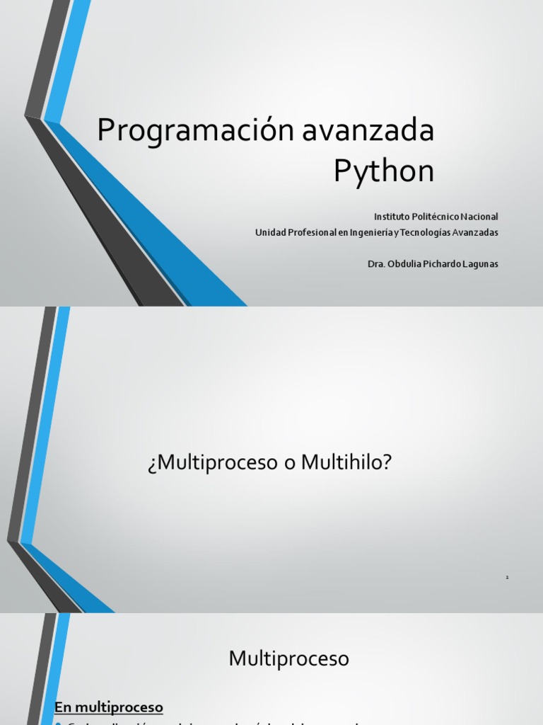 Hilos Python | PDF | Hilo (Computación) | Proceso (Computación)