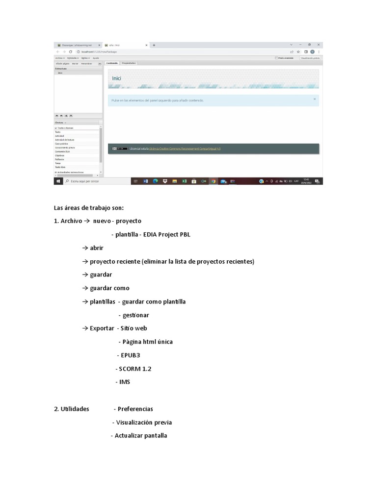 Módulo 2 Instalación de Exelearning | PDF