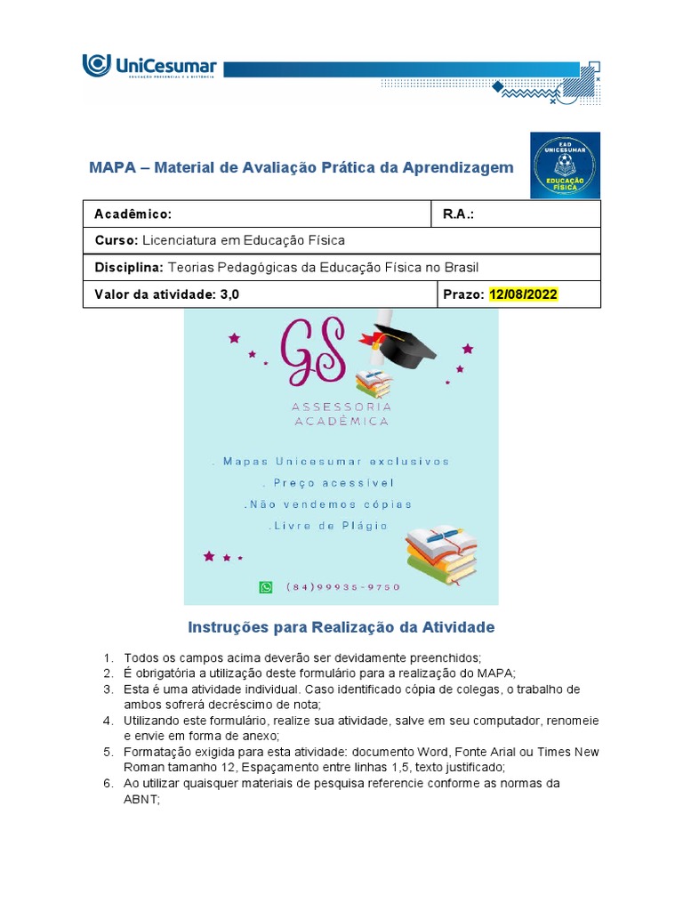 Mapa Unicesumar | PDF Mapa Unicesumar | PDF