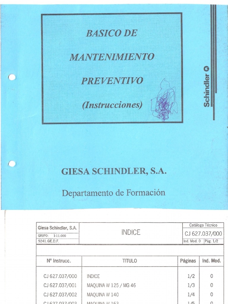 Maquinas Schindler | PDF