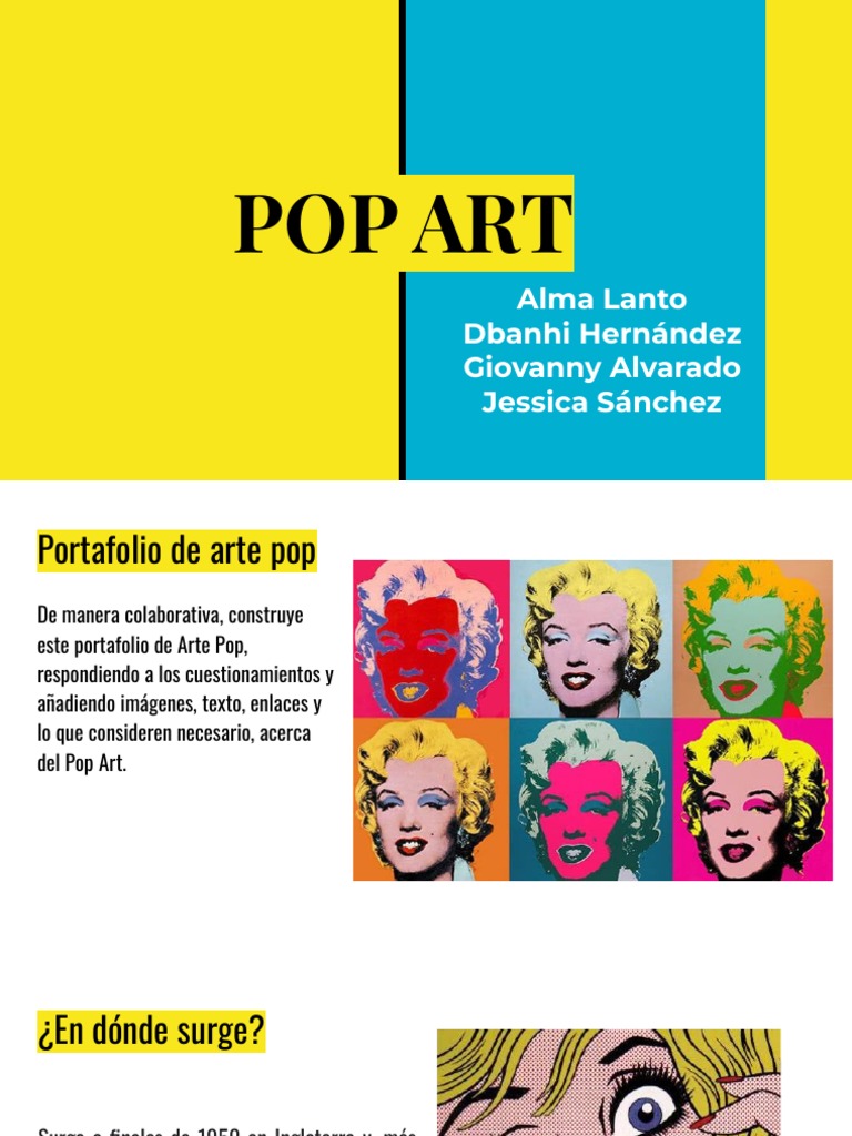 Portafolio Arte Pop | PDF | Las artes