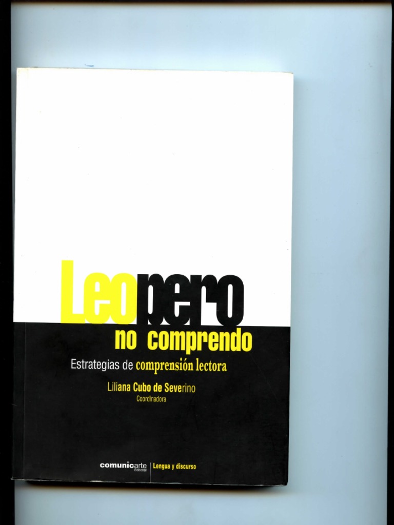 Leo Pero No Comprendo | PDF