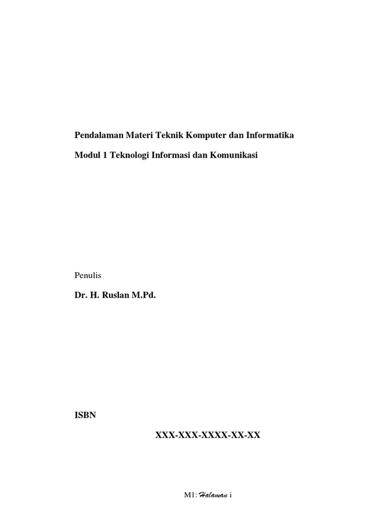 Modul 1 Tki Gabung | PDF
