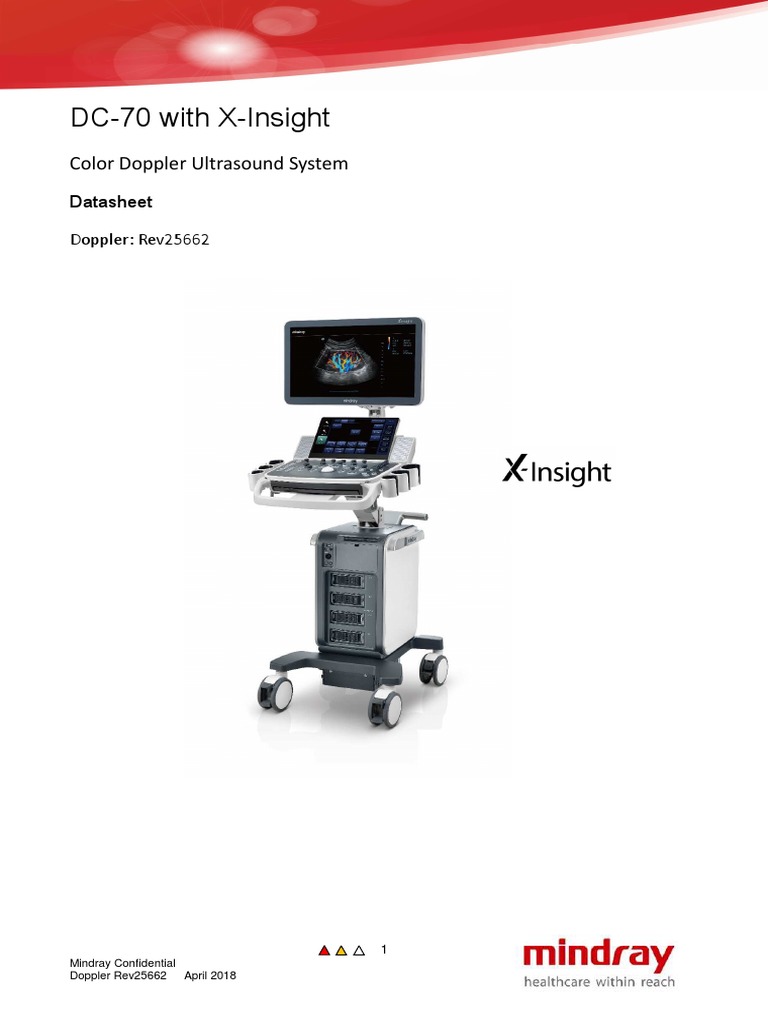 DC-70 With X-Insight Datasheet V20180402 | PDF | Medical Ultrasound ...