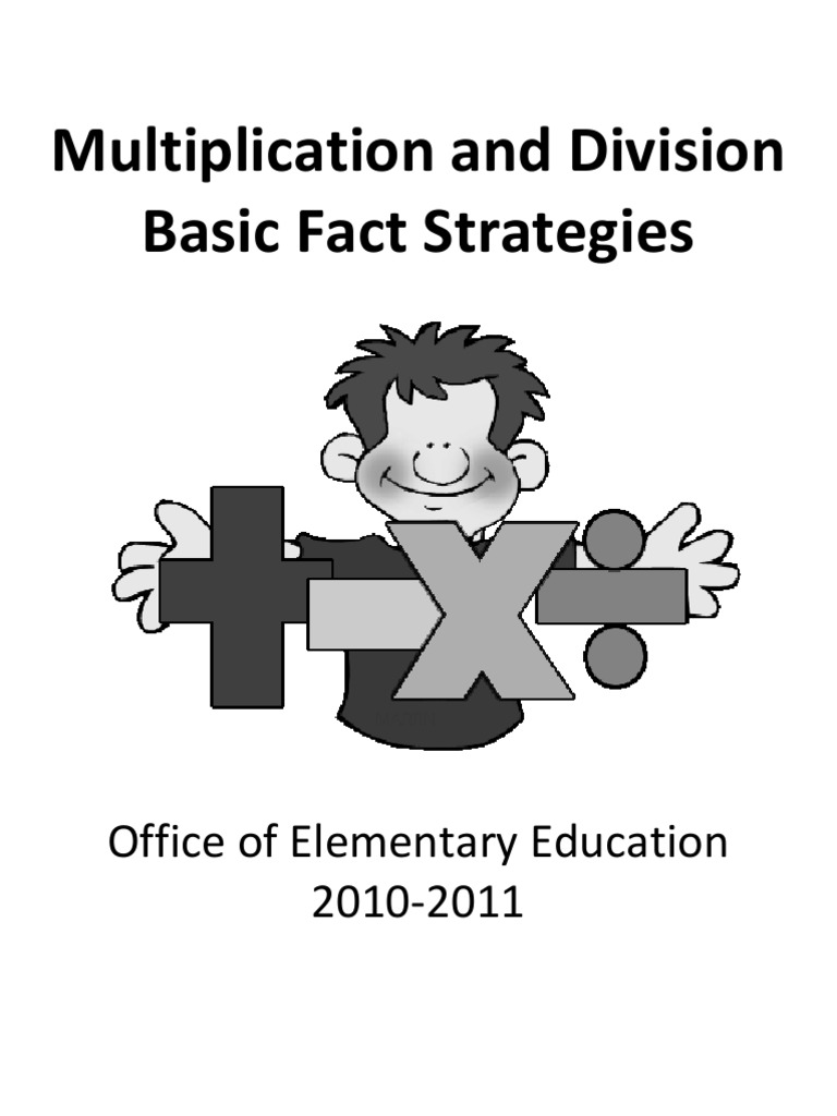 Multiplication & Division Fact Strategies | PDF | Educational ...