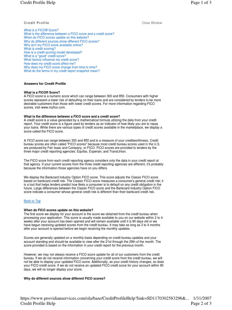 Understanding FICO Scores and Credit Scoring | PDF | Credit Score ...