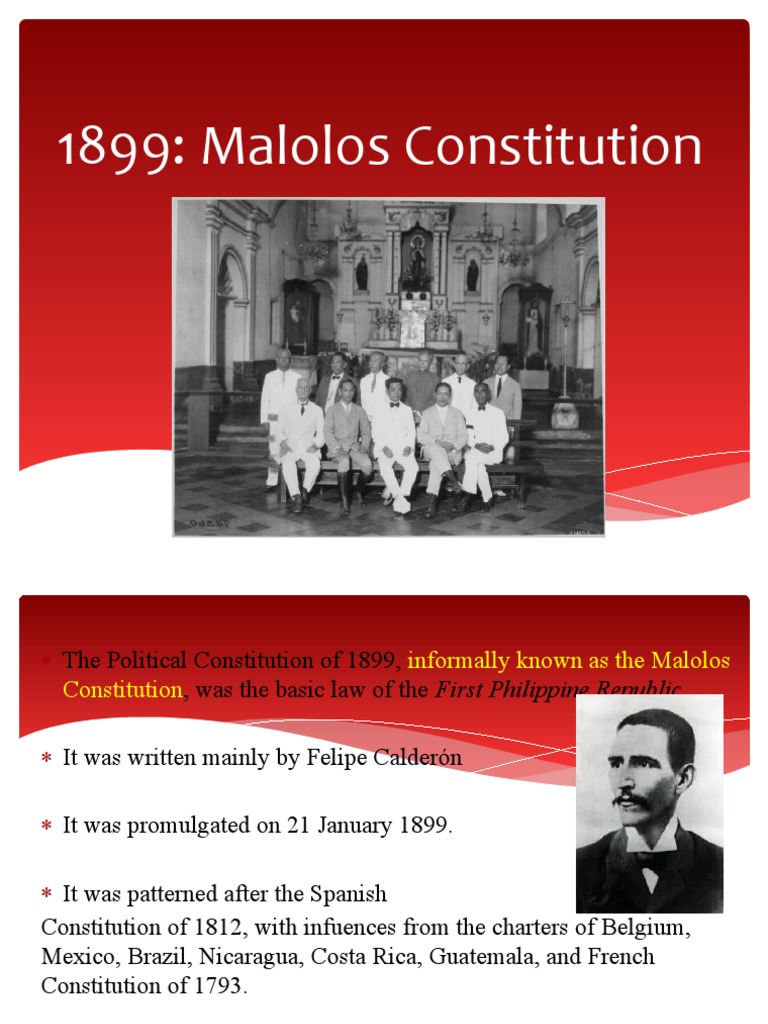 1899 Malolos Constitution | PDF | Sources Of Law | Government