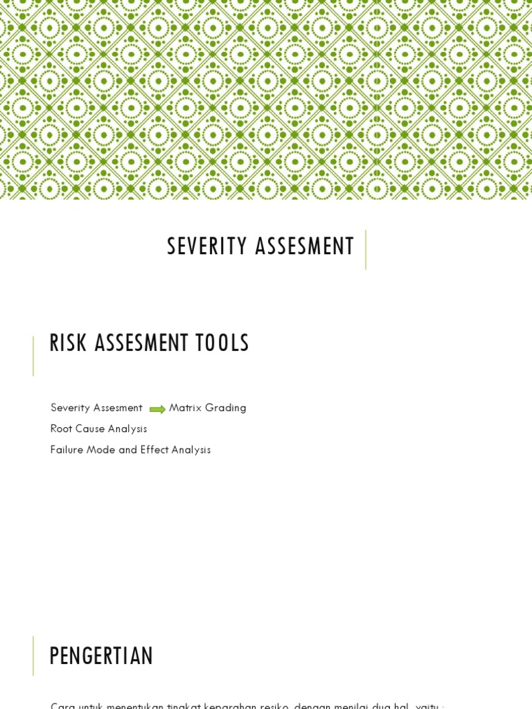 3.severity Assesment Baru | PDF