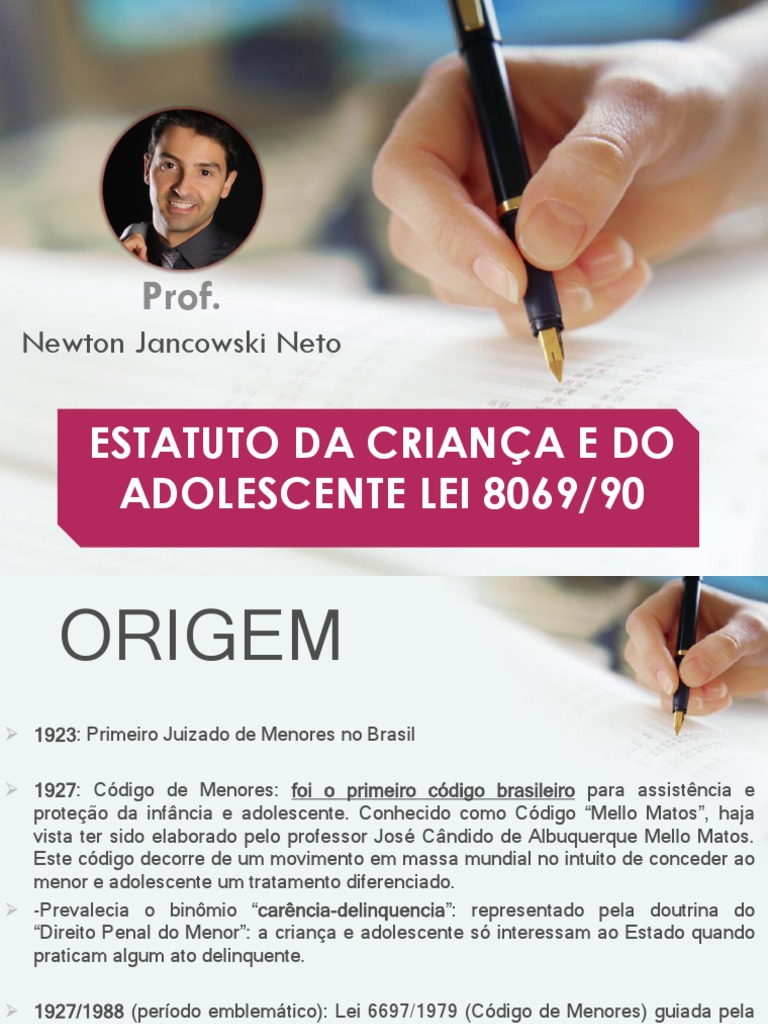 Slides Eca Pdf Adoção Adolescência