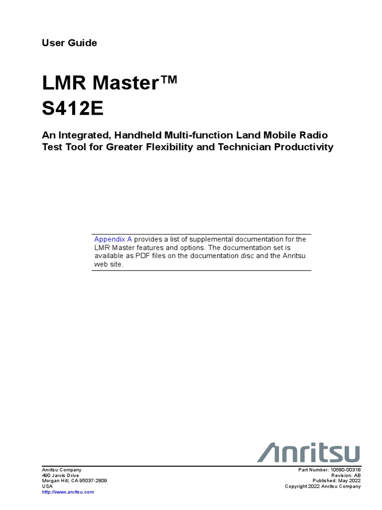 Manual LMR Master S412E | PDF | Computer Data Storage | Electrical ...