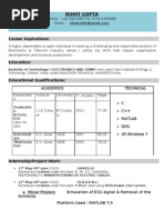 Vlsi Design Fresher Resume | PDF