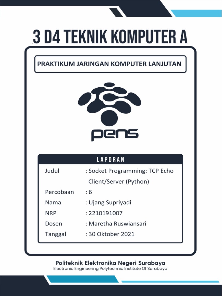 Socket Programming: TCP Echo Client/Server (Python) | PDF Socket Programming: TCP Echo Client/Server (Python) | PDF